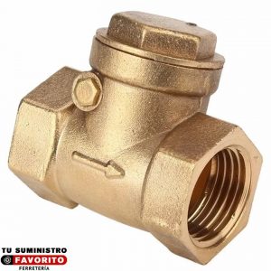 Valvula Check swing 2 Pulgada Bronce Horizontal