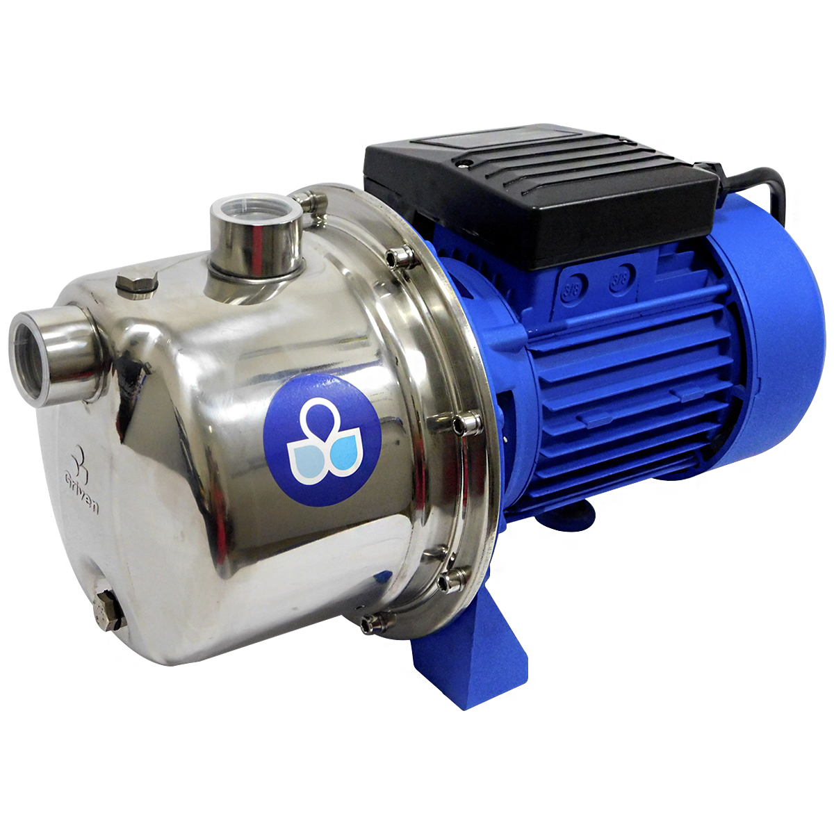 BOMBA D AGUA 1HP JET ACERO INOX AUTOCEBANTE 110v GRIVEN