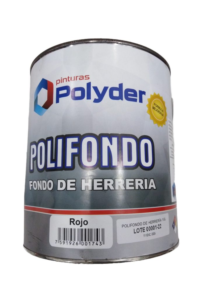 Fondo de Herreria Polyder GALON Rojo