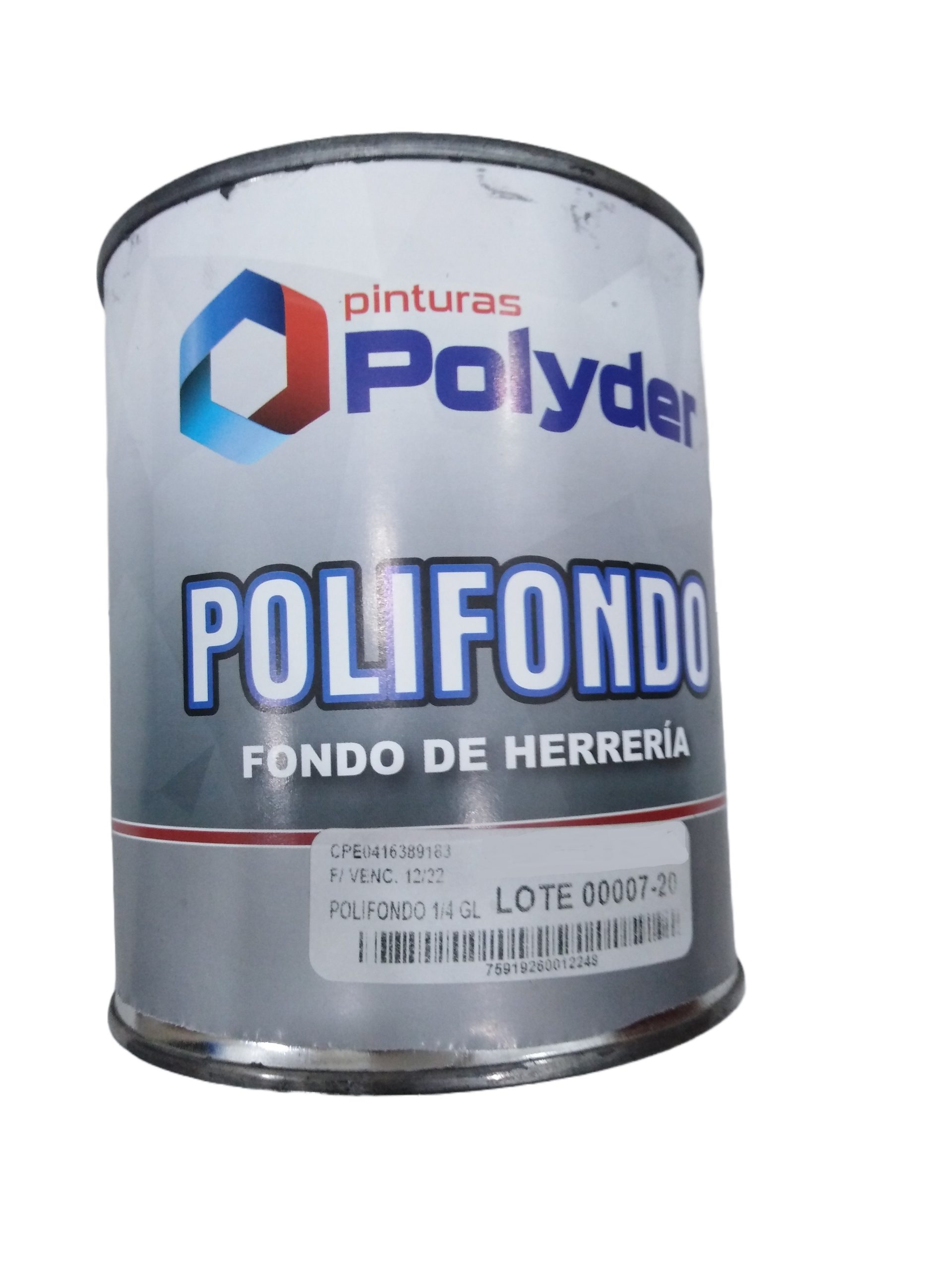 Fondo de Herreria Polyder 1/4 GRIS