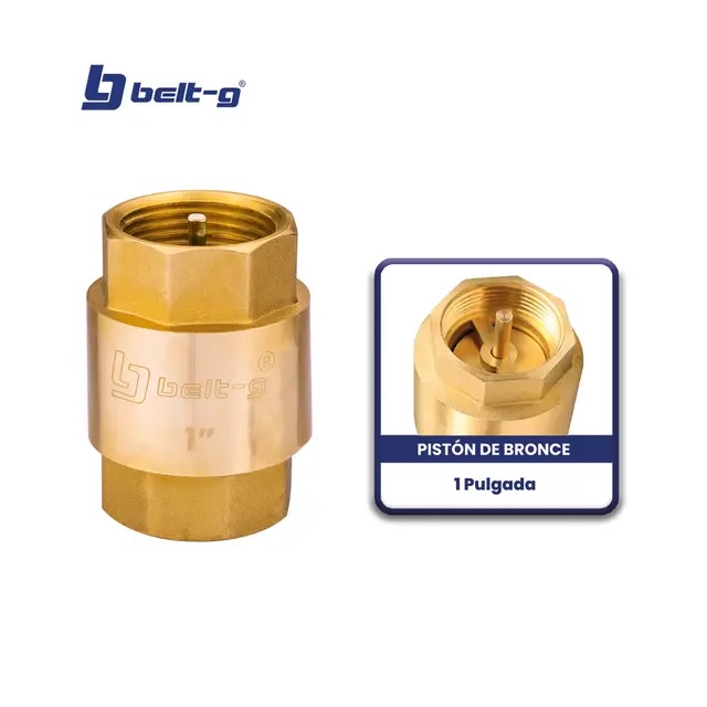 VALVULA CHECK 1″. PISTON DE BRONCE